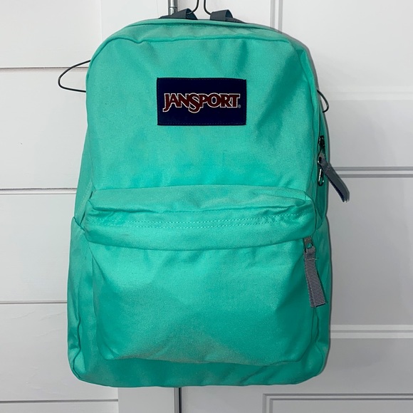 Jansport | Bags | Jansport Superbreak Backpack Seafoam Green | Poshmark